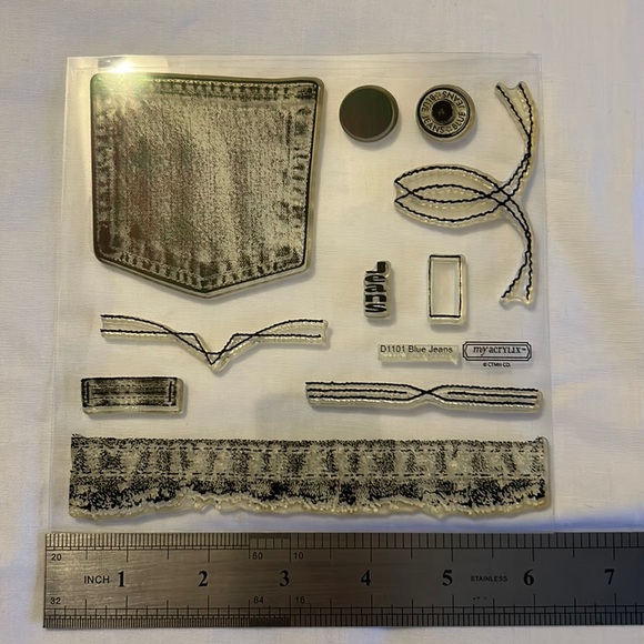 Close To My Heart | Design | Blue Jeans D11 Stamp Set | Poshmark